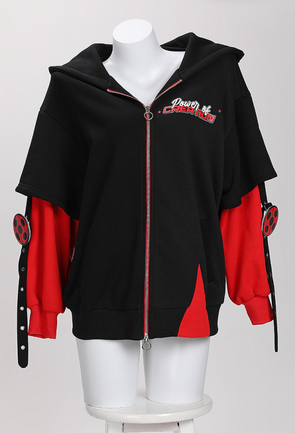 Miraculous Ladybug Micotaku Marinette Printed Hooded - Daily Wear ...
