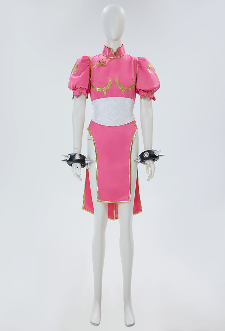 Street Fighter Classic Chun-Li Pink Cheongsam - Cosplay Outfits ...