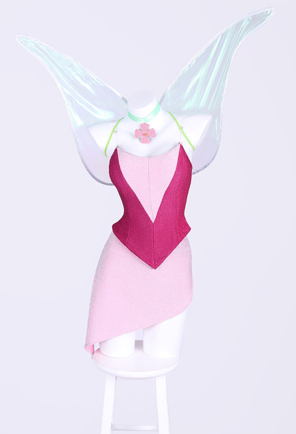 Officially Licensed Winx Club Flora Cosplay Halloween Fairy Costume ...