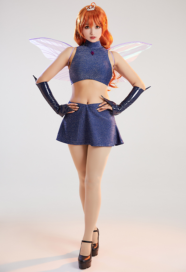 Officially Licensed Winx Club Dark Bloom Cosplay Halloween Fairy ...